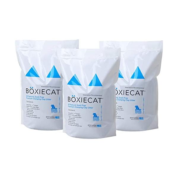 ブルー/3袋セット/4573151208459・Size:3袋セットColor:ブルー・BOXIE CATを初めて使う方にオススメなスタンダードタイプ。化学製品を一切使用していないアメリカ産ベントナイトを使用。猫に害を与えず、かつ好みやすい...