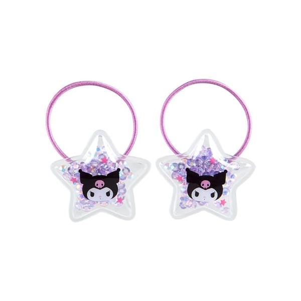 クロミカラー/-/910279・Style:クロミ・本体サイズ：マスコット部分:約幅3.5×奥行0.7×高さ3.5cm。主な材料・原料：PVC・星の中のキラキラビーズがシャカシャカ動いて楽しいヘアゴム。毛量の少ない小さなお子さんも使いやすい...