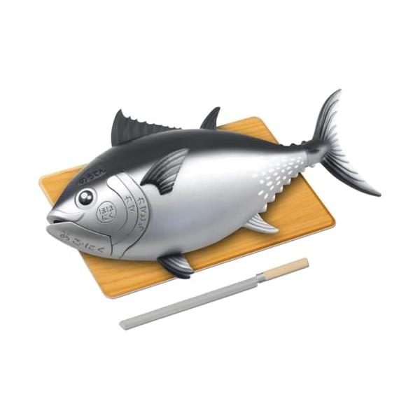 本マグロ-/-/MH51201・Style:本マグロ・パッケージ個数:1・マグロの部位がわかるパズル・33パーツ!・台座、包丁パーツ付き!・商品サイズ:W130×D52×H69mm・お客様の年齢層: 6才以上