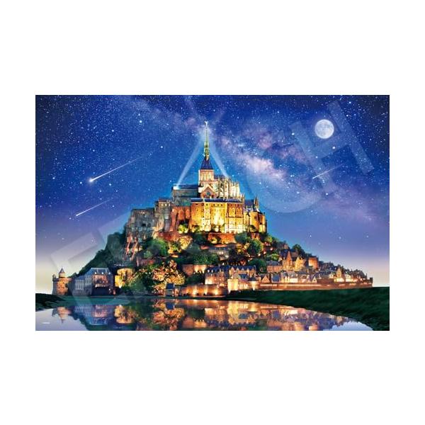 星降るモン・サン・ミシェル-フランス/-/11-617s・Color:星降るモン・サン・ミシェル-フランス・ピース数：1000・完成サイズ：50×75cm　対応パネルナンバー：10・1000ピースのジグソーパズル！商品を完成させると50×7...