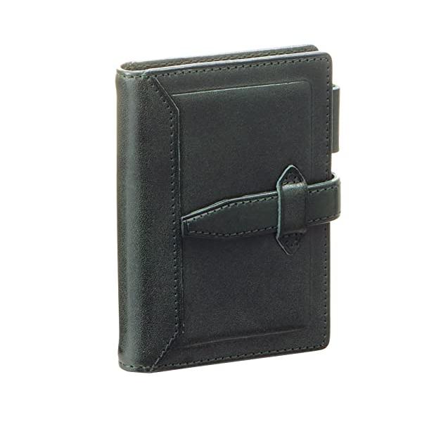 mini5(11mmリング)グリーン/本体サイズ:W94xH120xD24mm/108g/DPM3034M・Color:グリーンPatternName:単品・パッケージ個数:1・オイルとワックスをたっぷり染み込ませた、磨くと宝石のような艶が...