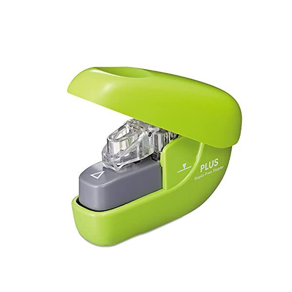 単品グリーン/スタンダード/SL-106NB 31-123・Color:グリーンSize:スタンダードStyle:単品・パッケージ個数:1・コンパクトで握りやすく進化した針なしホッチキス・とじ枚数:PPC用紙64g/m2、約2~6枚・重さ:...