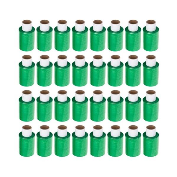 ラップ32個グリーン/-/-・Color:グリーンStyle:ラップ32個・パッケージ個数:1・用途：商品の区別、新聞・雑誌、段ボールの梱包や部品・パーツのまとめ、商品の保護・梱包、長物の荷崩れを防ぐなど・フィルムサイズ：幅10cm×長さ1...