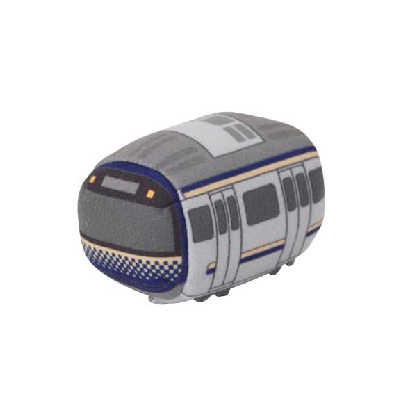 横須賀線ブルー/手のひらサイズ/TTD-002-5・Style:横須賀線・JR東日本商品化許諾済・人気の電車を手のひらサイズにしたお手玉型マスコット・転がしてもビーズの重みで元通り、ふわふわ感触で気持ちいい・重ねて並べたり、ループでつなげて...