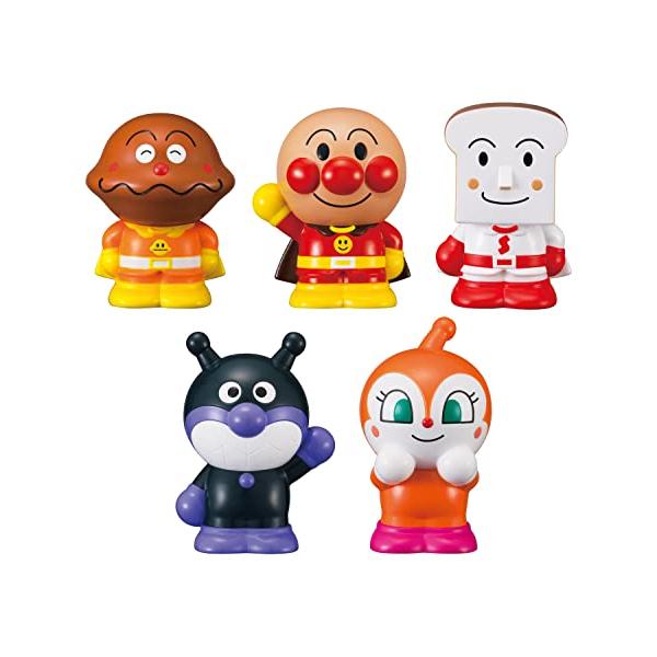 ヒーローセット/-/4971404319714・アンパンマンの人気の仲間たちの５体の指人形セットです。・アンパンマン・カレーパンマン・しょくぱんまん・ばいきんまん・ドキンちゃんのセットです。・立たせやすいポーズなので、人形としても遊びやすく...