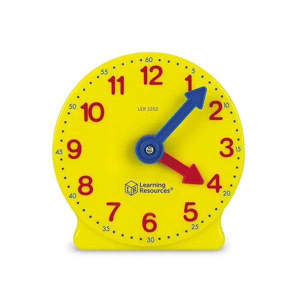 1)単品イエロー/10cm/LER2202-1・Style:1)単品・世界100カ国以上で愛されるラーニング リソーシズ(Learning Resources)の学習時計。コンパクトサイズで見やすい配色の学習時計は、初めての時計学習にぴった...