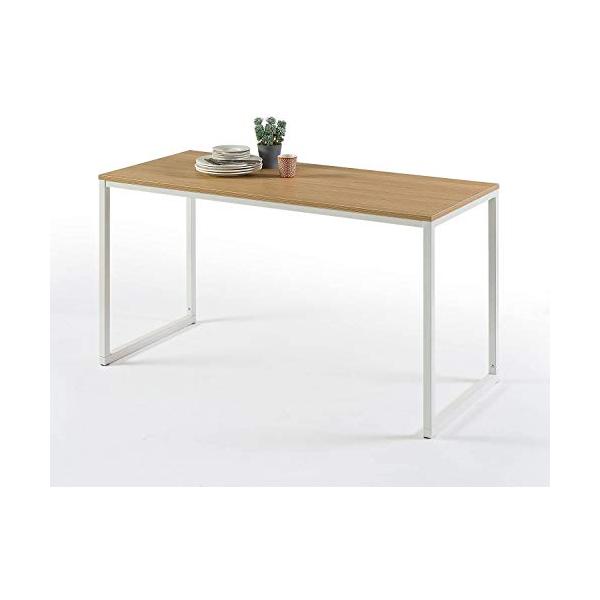 幅120×奥行60×高さ74ナチュラル&amp;ホワイト/デスク/幅119/AJ-DS-4724-WW・Color:ナチュラル&amp;ホワイトStyle:幅120×奥行60×高さ74・パッケージ個数:1・商品サイズ:幅120cm×奥行60...