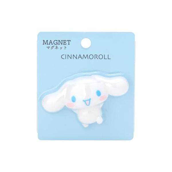 マスコットマグネットシナモロール/ワンサイズ/146960・Color:シナモロールStyle:マスコットマグネット・本体サイズ：約幅7×奥行2×高さ4cm。主な材料・原料：スチール、塩化ビニル樹脂・立体的な形状でつかみやすい。冷蔵庫やホワ...