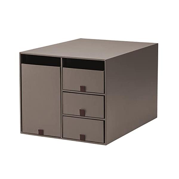 新商品ブラウン/Large/LP-304YL・Color:ブラウンSize:LargeStyle:新商品・パッケージ個数:1・お部屋のこまごま、まとめて簡単整理。しっかりとした紙製収納ボックス。・【カラー】ブラウン・【材質】本体=芯材:ボー...