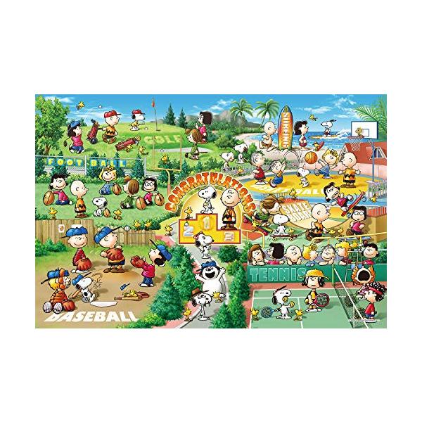 1000ピーススヌーピー レッツプレイスポーツ!/50×75cm/12-510s・Color:スヌーピー レッツプレイスポーツ!・(ｃ) 2020 Peanuts Worldwide LLC・完成サイズ：50x75cm・大人気キャラクタース...