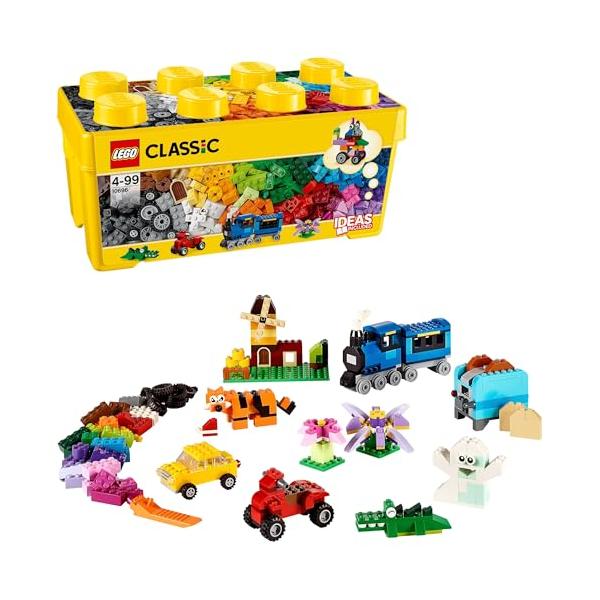 002 黄色のアイデアボックス プラスイエロー|グリーン/ワンサイズ/10696・Style:002 黄色のアイデアボックス プラス・パッケージ個数:1・35色のレゴ(R) ブロックのセットで、無限に広がる創造力を組み立てよう!・窓、目、タ...