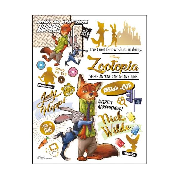 ズートピアカラフル・ゴールド/-/42-103・Color:カラフル・ゴールドStyle:ズートピア・ディズニー３００ピースプチ２パズル・（C)Disney