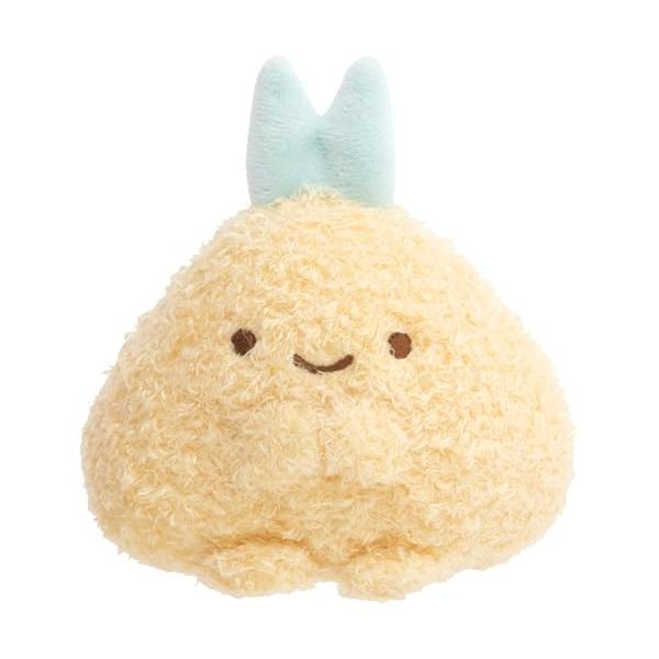 あじふらいのしっぽイエロー|ブルー/S/MY92501・Color:イエロー|ブルー・(c)2020 SAN-X Co.  LTD. ALL RIGHTS RESERVED.・サイズ:約80×100×50mm・素材:マイクロベルボア製・組み...