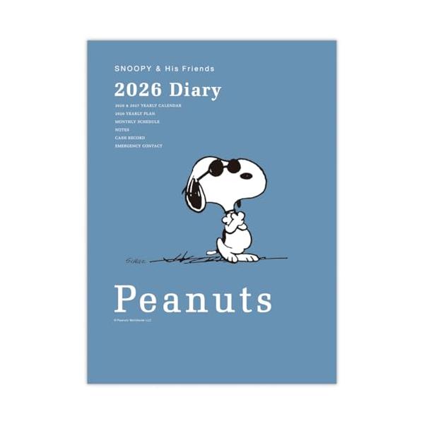 スモーキーブルー/A5/845698・Size:A5Color:スモーキーブルー・パッケージ個数:1・【サイズ】210×148mm・【仕様】本文72頁(4色印刷)、ペンホルダー、ポケット付き・【内容】2025年10月始まり・イヤーカレンダー...