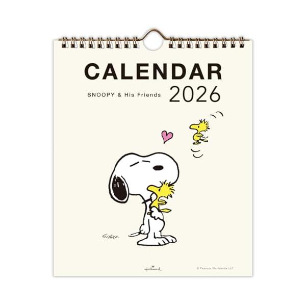 壁掛 小 縦型スヌーピー/-/845438・Style:壁掛 小 縦型・パッケージ個数:1・【サイズ】225×190mm・【枚数】表紙1枚　本文12枚・【仕様】ツインリング綴じ/六曜・二十四節気付き/台紙付き/祝日表記：日本語/12ヶ月絵柄...