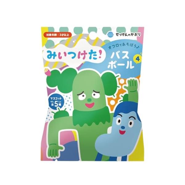 みいつけた！/ワンサイズ/-・NHK Eテレで放送中の大人気番組「みいつけた！」から集めて楽しい立体マスコット入りのバスボールが登場・本製品は、バスタブに入れて使用する入浴剤です。バスボールが溶けると、中からマスコットがひとつ出てきます　※...
