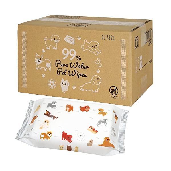 白/80個 (x 12)/E90610・PatternName:レギュラー・パッケージ個数:1・シートサイズ：180x140mm (80枚入×12パック) 日本製・ペットがなめても安心。成分の99％が純水でできています。・ノンアルコール・無...