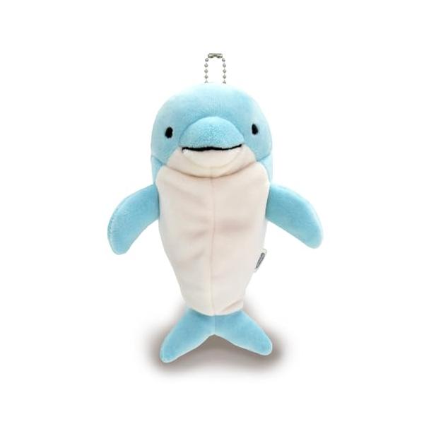 もちいるかライトブルー/mini/MOIR-0088LB・Color:ライトブルーSize:miniStyle:もちいるか・パッケージ個数:1・大人気の「もちシリーズ」から、ふんわり優しい色合いの「もちいるか」が登場！まるで水族館から飛び出...