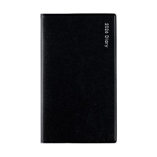 月間ブロック+週間セパレート黒/-/132・Style:月間ブロック+週間セパレート・パッケージ個数:1・【商品詳細1】サイズ：幅8.5×高さ14.5cm　　【記入欄】●月間ページ…ブロック式　●週間ページ…セパレート式　◇月曜始まり　　【...