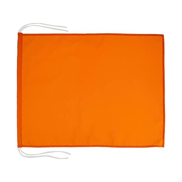紐付色旗オレンジ/35×45cm/IHP-03-03・Color:オレンジSize:35×45cm・パッケージ個数:1・素材: ポリエステル・サイズ: 35cm x 45cm・色: オレンジ・無地デザイン・ユニセックス向け