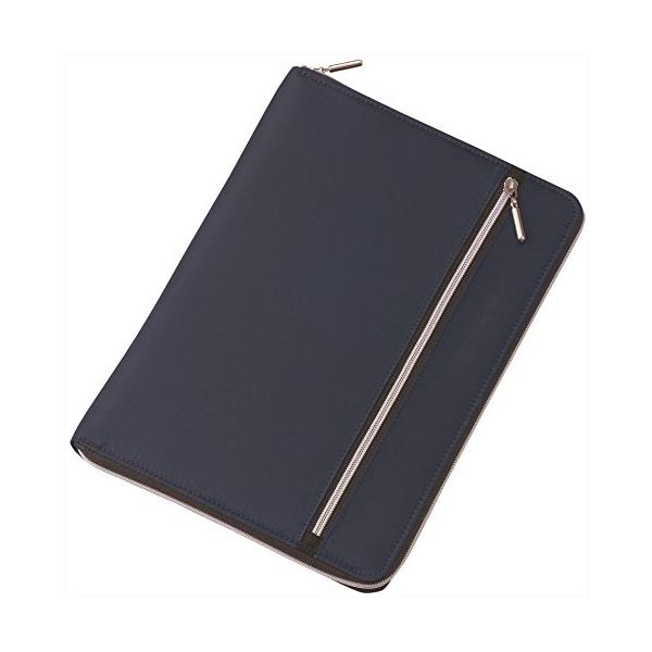 B5サイズネイビー/B5/CN202K・Color:ネイビーStyle:B5サイズ・パッケージ個数:1・使い方自由！ノートが2冊セットできるファスナー付きマルチカバーノート・左右どちらにもノートを取り付け可能なので、利き手を選ばず使える！・...