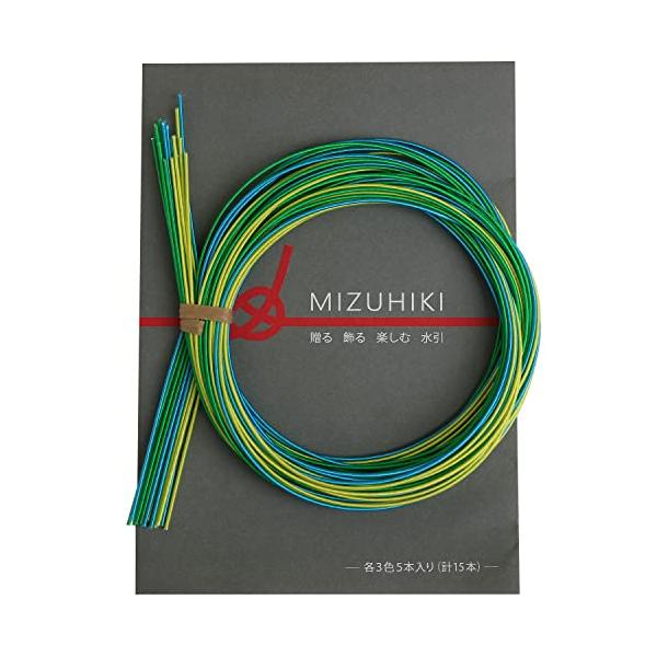 水引日和/90cm/PHC-100-9・Color:日和・パッケージ個数:1・■セット内容:水引3種類(90cm)×5本計15本・リーフレット・■素材:和紙・■日本製