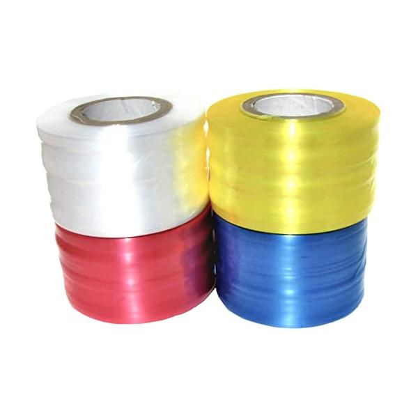 4色セット 各200m白 黄 赤 青/幅約5cm　長さ約200ｍ/-・Style:4色セット 各200m・パッケージ個数:1・商品サイズ：幅約5cm　長さ約200ｍ・素材：ポリエチレン・カラー：白黄赤青・原産国：日本・日本製 ツルツルしてカ...