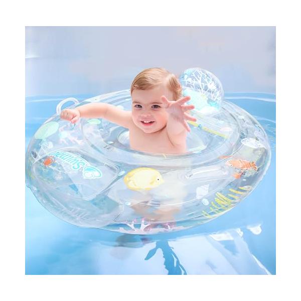 OCEAN(オーシャン)/75cm/SW160SE・パッケージ個数:1・75cmのワイドリングで安定感抜群の足入れ式レジャー用浮き輪。・深め設計のシートで、赤ちゃんがリラックスした座り姿勢で遊ぶことができます。・ふかふかの背もたれピロー付き...