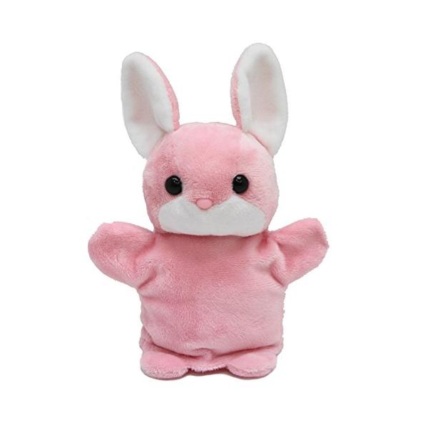 ウサギピンク/ワンサイズ/7888・Style:ウサギ・可愛い動物たちのハンドパペット(手踊り)です。・素材：ポリエステル・サイズ：Ｗ17cm×Ｄ10cm×Ｈ25cm・対象年齢：6才以上