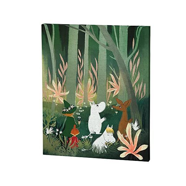 森の宝探し-/500ピース/2306-02・Size:500ピースStyle:森の宝探し・ムーミンのキャンバスパズル・プラスチック製、586ピース・のり不要・フレーム不要・完成サイズ:縦30.7×横37.7×奥行2ｃｍ・(C)Moomin ...