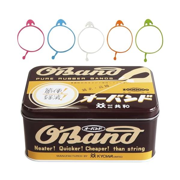 缶入りカラーミックス/24個 (x 5)/GHT-N-MX2・パッケージ個数:1・缶サイズ (幅×奥行×高さ) :14.9cm×10.5cm×6.6cm 輪ゴムサイズ:#18(内径44.5ｍｍ 折径70mm)×幅3mm・内容量: 120本 ...