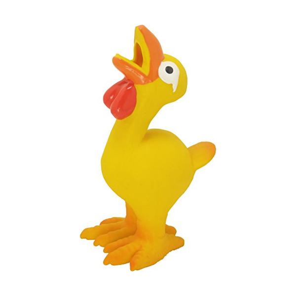 スクリーミングチキン イエロー/14cm/PZ10132・Color:スクリーミングチキン イエローSize:14cm・パッケージ個数:1・商品名：スクリーミングチキン　イエロー・ブランド名：PLATZ・生産国：中国・サイズ：高さ13.7c...