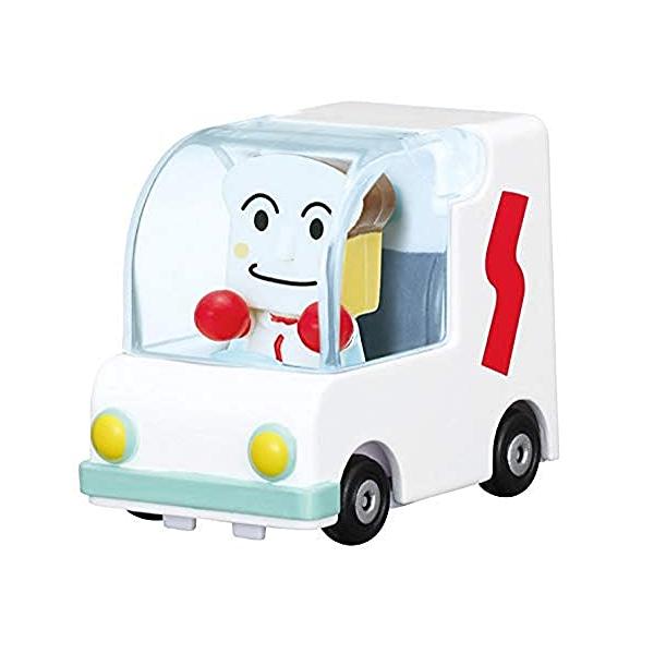 しょくぱんまんごうとしょくぱんまんホワイト/-/-・Style:しょくぱんまんごうとしょくぱんまんPatternName:単品・(C)やなせたかし/フレーベル館・TMS・NTV・アンパンマンの本格ミニカー・開閉式のハッチを開けると別売のミュ...