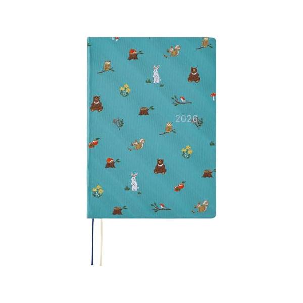 英語版タイ&amp;チーフ/in the forest/A5/T26N0133BIHM0・Style:英語版Color:タイ&amp;チーフ/in the forestSize:A5・パッケージ個数:1・【記入欄】1日ページ/年間カレンダー...