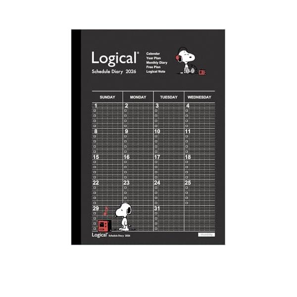 ブラック/-/NS-A502-26PA1・パッケージ個数:1・●表紙素材：紙 ●製本・仕様：糸かがり綴じ製本 ●本体サイズ：ヨコ148×タテ210×厚み4mm ●本体重量：97g ●本文サイズ：ヨコ148×タテ210mm ●本文：上質紙・6...