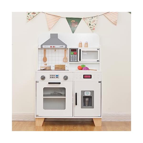 ライト付きホワイト/ミディアム/WF303371・Color:ホワイトStyle:ライト付き・【01 ライトと音付き換気扇】ライトボタンを押すとライトが点灯し、音ボタンを押すと換気音が鳴ります。本物の換気扇のようなリアルな体験ができます。・...