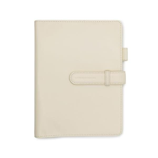 ホワイト/A5/LDKS-SSA5-15・Size:A5Color:ホワイト・パッケージ個数:1・【サイズ】W175×H230×D25mm・【素材】PU・【仕様】A5