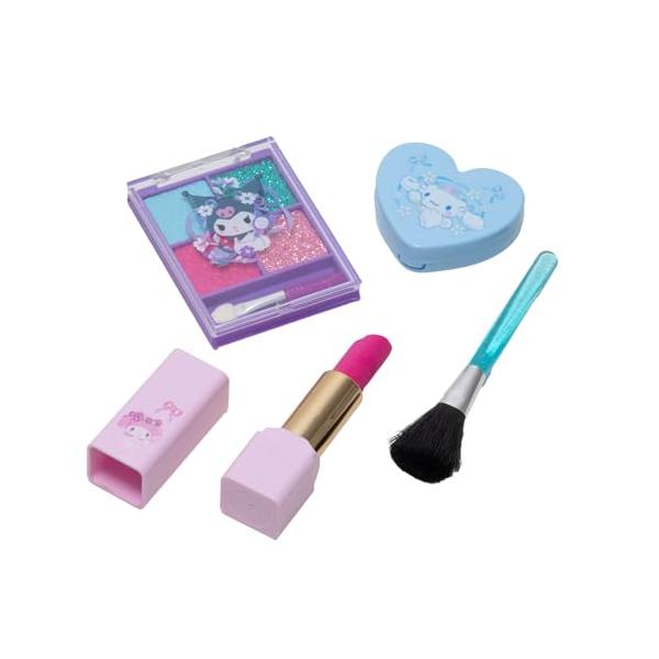 マルチカラー/-/022237・サンリオキャラクターたちと一緒に、色が付かない安心のメイクごっこが楽しめます♪・セット内容：マイメロディのリップ、シナモロールのふわふわブラシ＆チーク、クロミのアイシャドウパレット・素材：パレット/ポリスチレ...
