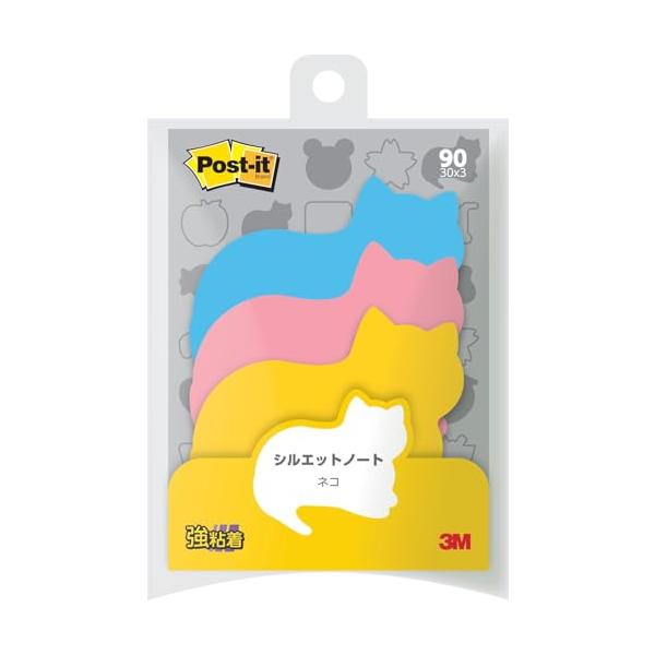 ネコネコ/52×69mm/SSS-NER・Color:ネコPatternName:単品・パッケージ個数:1・ポスト・イット 強粘着製品が、あなたの毎日を鮮やかに彩り、有意義なものに変えていく。Color your story・可愛いデザイン...