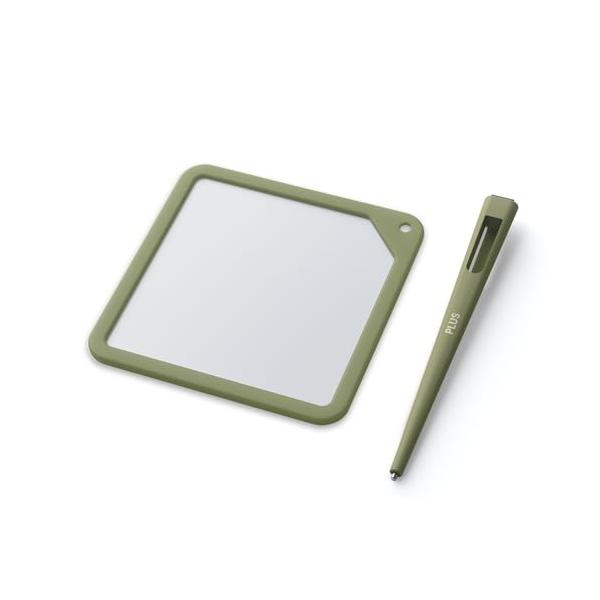 90 × 90オリーブグリーン?/90 × 90/KM-0909A-GR?・Color:オリーブグリーン?Style:90 × 90・パッケージ個数:1・消耗品が無く、繰り返し書き消しできるメモ。従来品よりコントラストがアップし、色も薄くな...