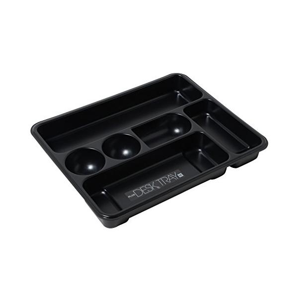 デスクトレーブラック/M/63-812・Size:MColor:ブラック・パッケージ個数:1・引き出しの中を効率よく使うための整理トレー・規格:M / カラー:ブラック・取り出しやすいトレー形状・外形寸法:W250×D310×H37mm ※...