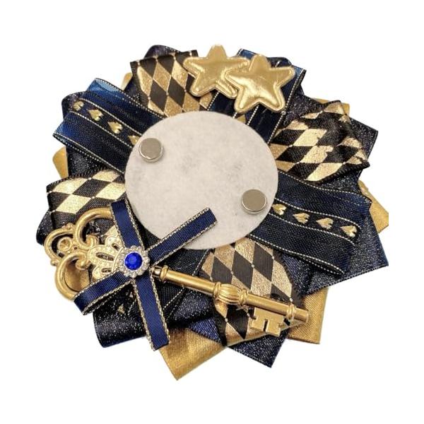 ネイビー/小/TGRS-1011・Color:ネイビー・パッケージ個数:1・マグネット痛ロゼットシリーズ・お好きな缶バッジを強力なマグネットで付けることができます。・裏面に安全ピンが付いているのでバッグに付けることもできます。・推奨缶バッジ...