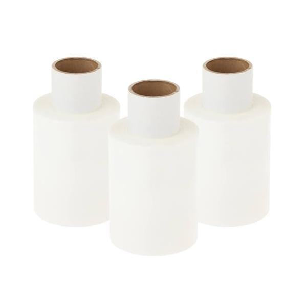 ラップ3個ホワイト/-/-・Color:ホワイトStyle:ラップ3個・パッケージ個数:1・用途：商品の区別、新聞・雑誌、段ボールの梱包や部品・パーツのまとめ、商品の保護・梱包、長物の荷崩れを防ぐなど・フィルムサイズ：幅10cm×長さ150...