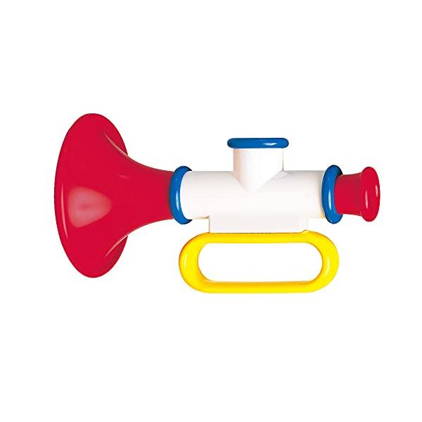 12ヶ月頃~トランペット/12ヶ月頃~/AM31202J・Color:トランペット・パッケージ個数:1・吸っても吹いても音を鳴らせる、シンプルで持ちやすいラッパ。・※色の組み合わせはアソートとなっております。お選びいただくことはできません。...