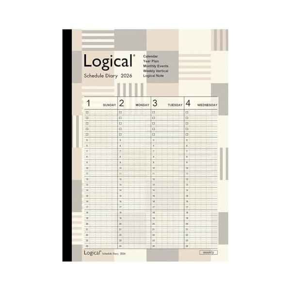 ブラウン/-/NS-A503-26AS・パッケージ個数:1・●表紙素材：紙 ●製本・仕様：糸かがり綴じ製本 ●本体サイズ：ヨコ148×タテ210mm×厚み5mm ●本体重量：130g ●本文サイズ：ヨコ148×タテ210mm ●本文：上質紙...