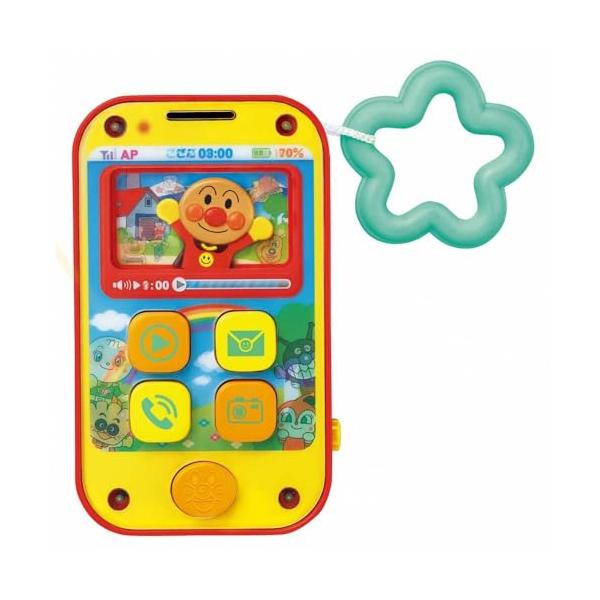 スマホ(6ヶ月~)混合カラー/?3x7x12cm/181796・(C)やなせたかし/フレーベル館・TMS・NTV・原産国:中国・(b)対象年齢 :(/b)6月以上