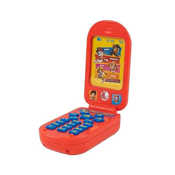 ホワイト/特大/195277・画面を押すとおしゃべりします!・メロディや音に合わせて画面が光る!・使用電池:単4電池2個(別売り)・（C）2023&amp;TM Spin Master Ltd.（C)2023 Viacom.