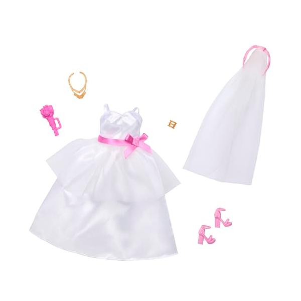 モダン【6】はなよめウエディングドレス&amp;ベール/-/HWV76・Color:【6】はなよめウエディングドレス&amp;ベール・パッケージ個数:1・【内容】ウエディング衣装一式とアクセサリーセットが入っています。サテンのウエディングド...