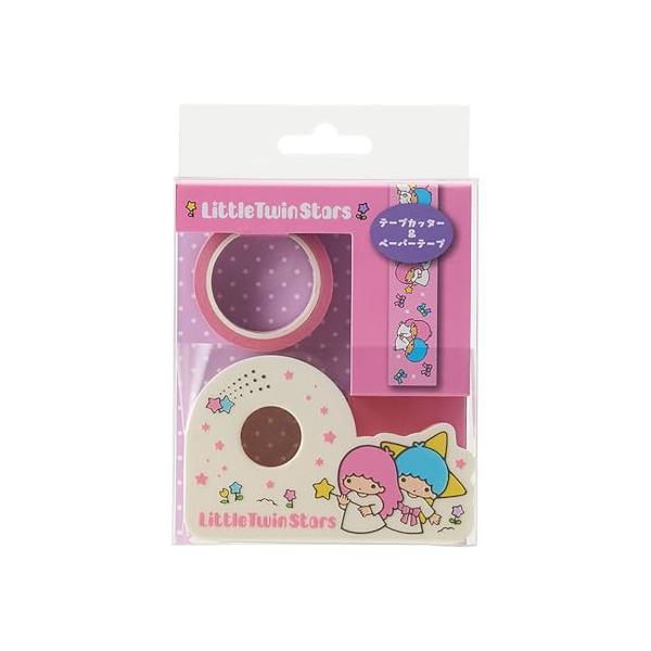 リトルツインスターズ/-/321281・Color:リトルツインスターズ・本体サイズ：テープカッター:約幅9×奥行2.5×高さ5.7cmパッケージ:約幅9.3×奥行3×高さ14cm。主な材料・原料：ABS樹脂、紙・テープカッターはエンボス加...