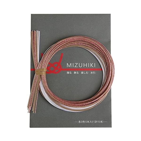 水引なごみ/90cm/PHC-100-4・Color:なごみ・パッケージ個数:1・■セット内容：水引３種類(90cm)×5本…計15本・リーフレット・■素材：和紙・■日本製